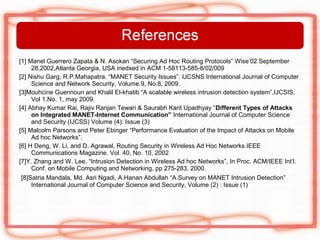 Attacks in MANET | PPT