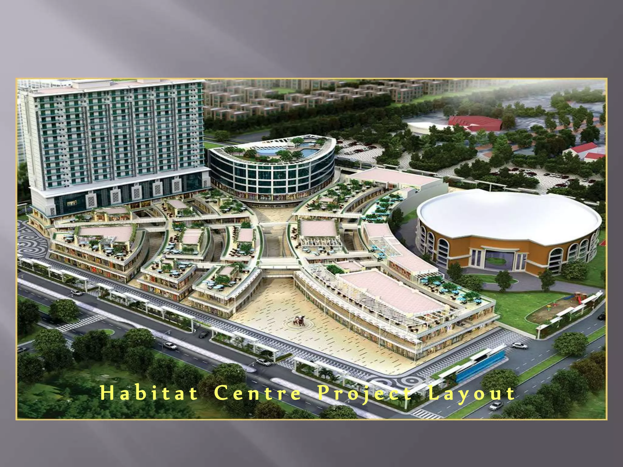 Indirapuram Habitat Centre Ghaziabad | PPTX