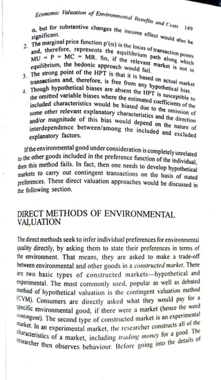 Indirect-direct method of environmental valuation.pdf | Travel Type ...