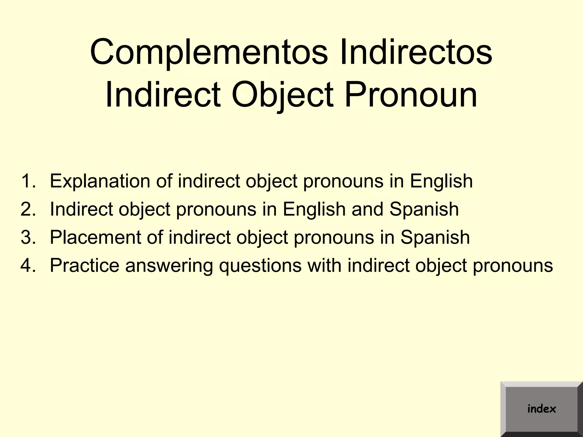 Indirect object-pronouns-2 | PPT