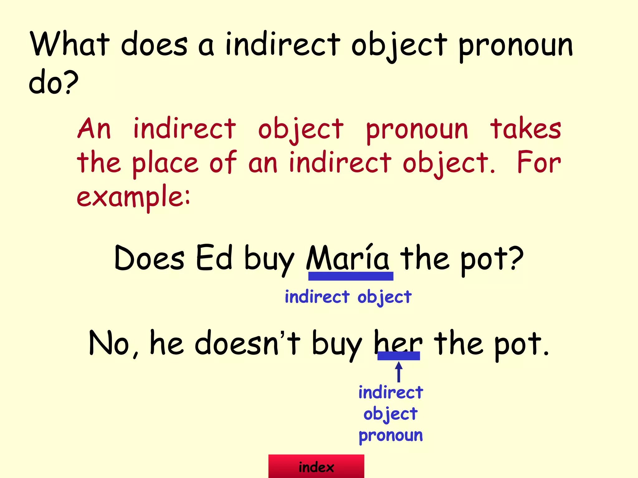Indirect object-pronouns-2 | PPT