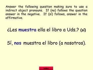 Indirect object-pronouns-2 | PPT