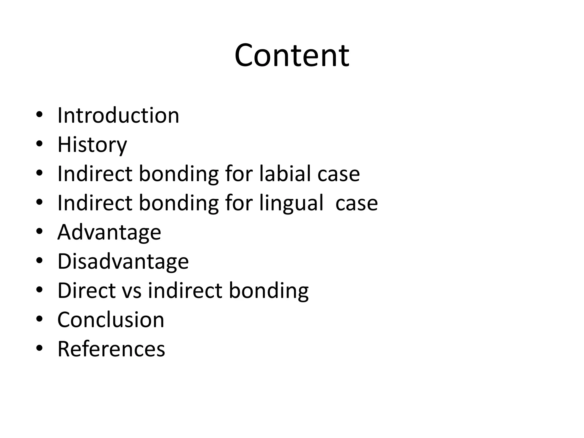 Indirect bonding | PPTX