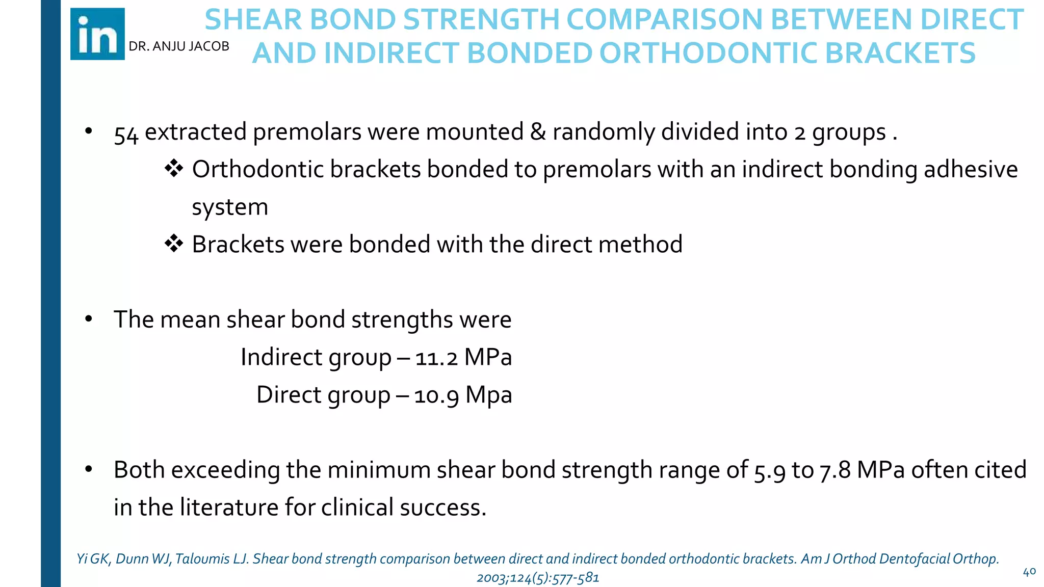 Indirect Bonding in Orthodontics | PPTX