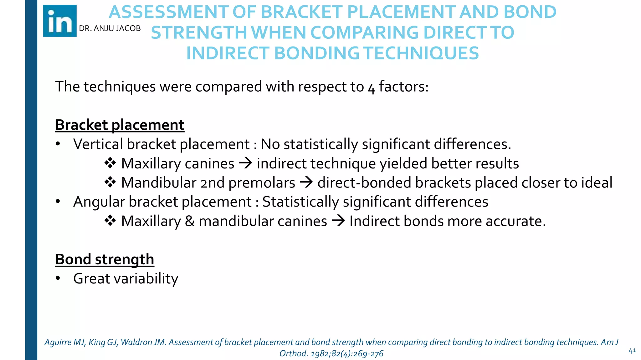 Indirect Bonding in Orthodontics | PPTX
