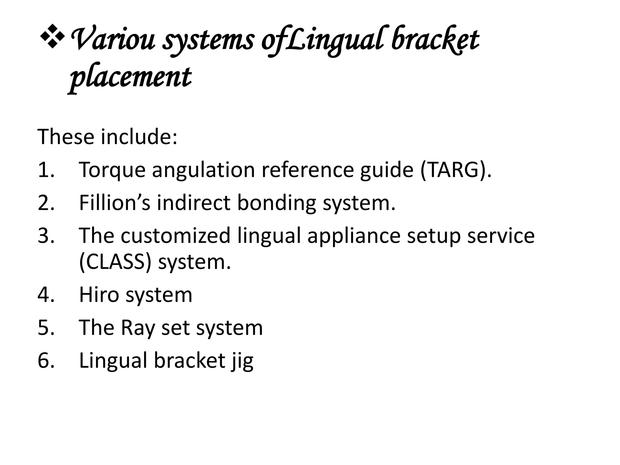 Indirect bonding in lingual orthodontics parag | PPTX