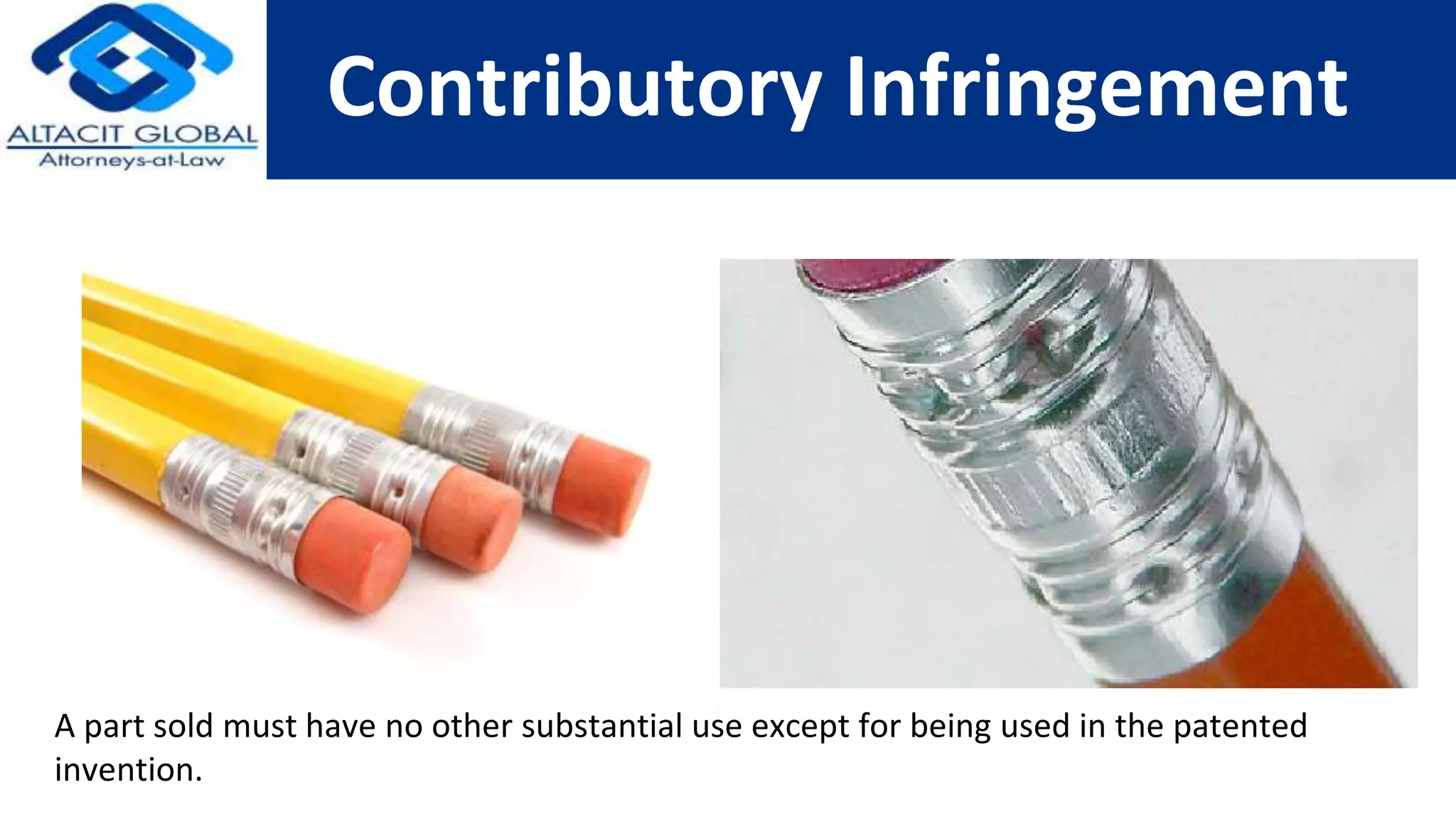 Indirect infringement of patents | PPTX