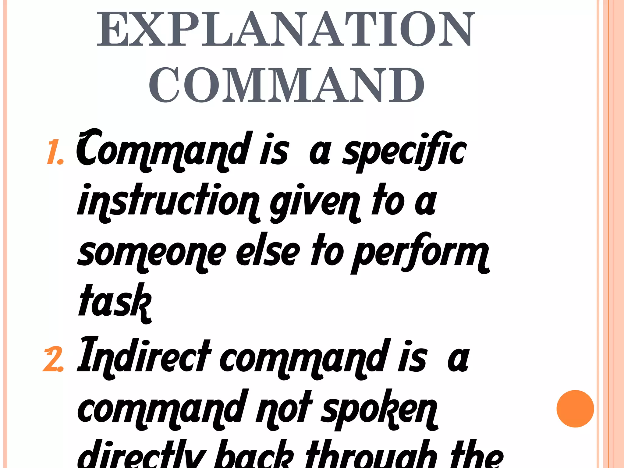 Indirect instruction, com mand, request and invitation | PPT