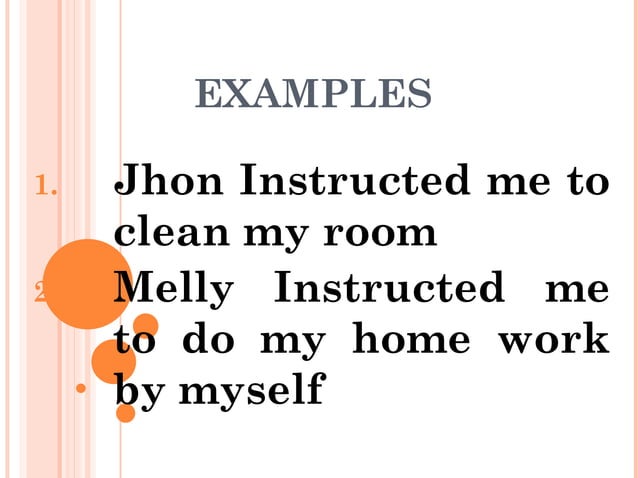 Indirect instruction, com mand, request and invitation | PPT