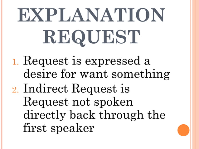 Indirect Instruction Com Mand Request And Invitation Ppt