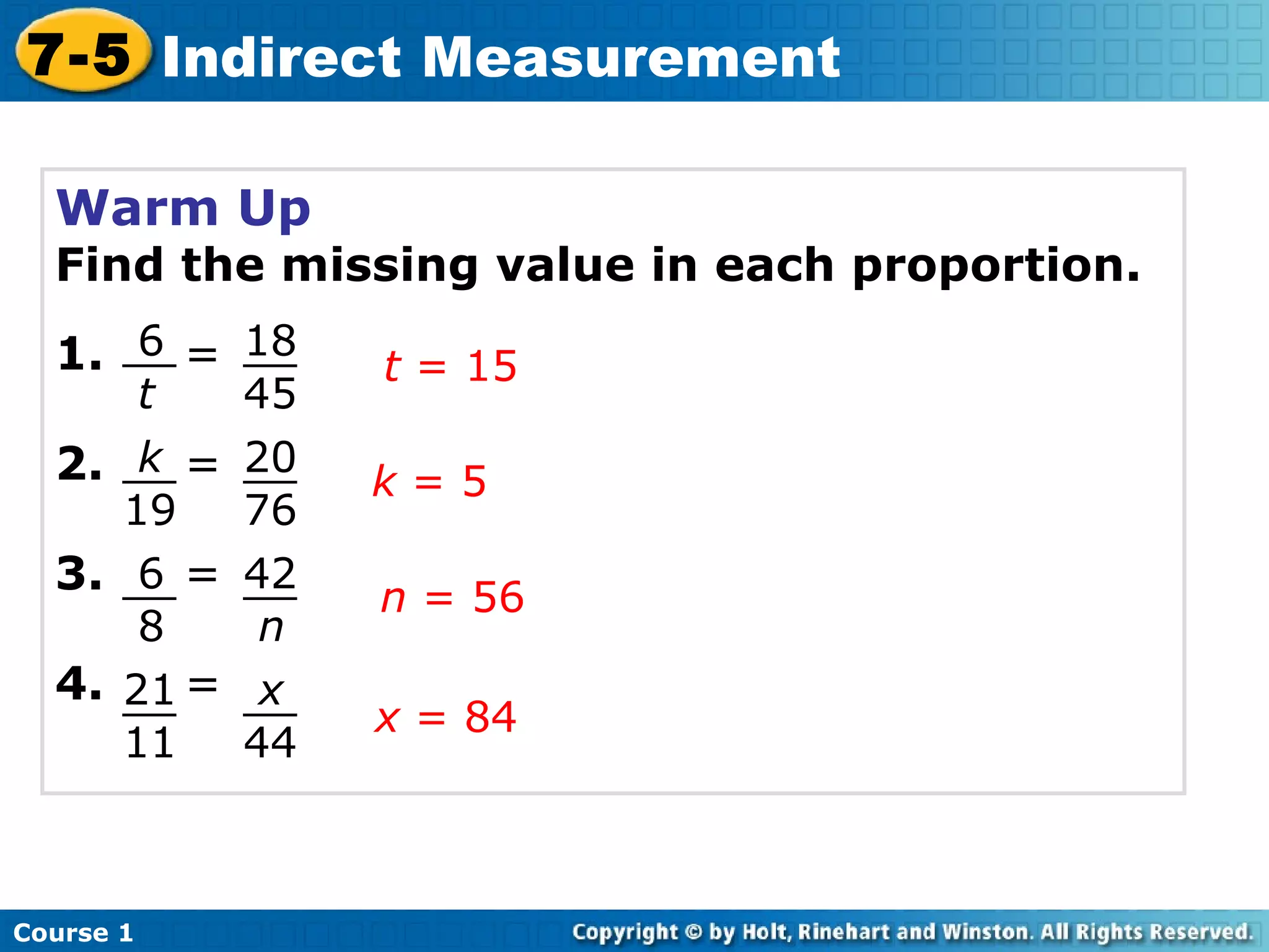 Indirect measurement | PPT