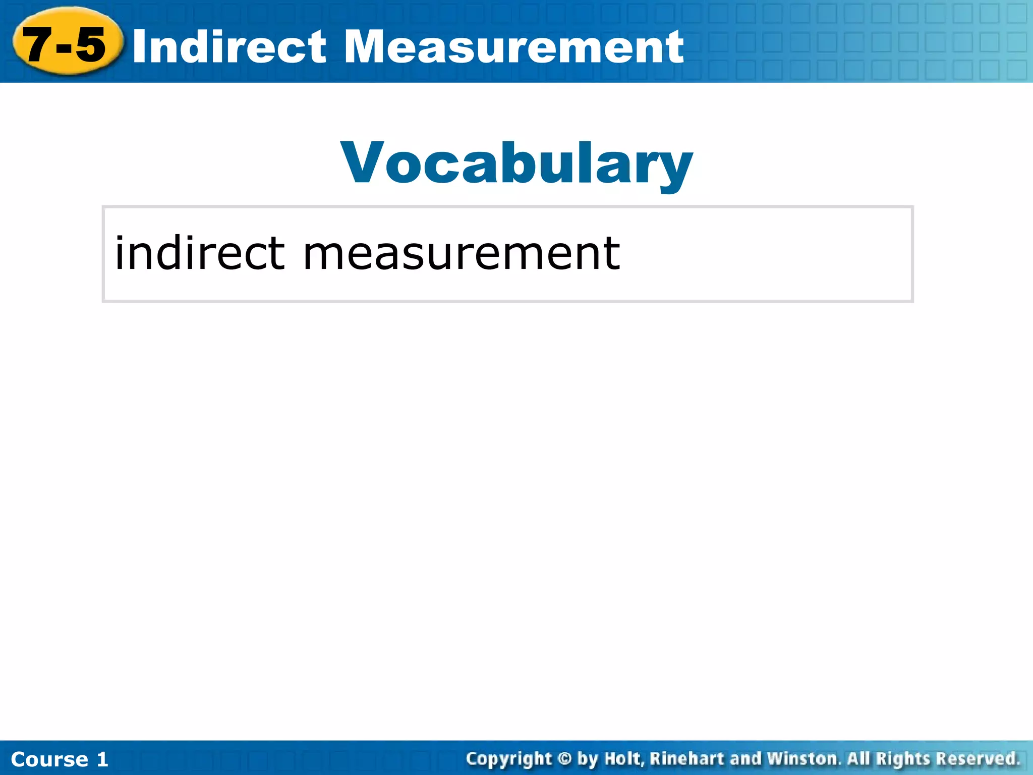 Indirect measurement | PPT