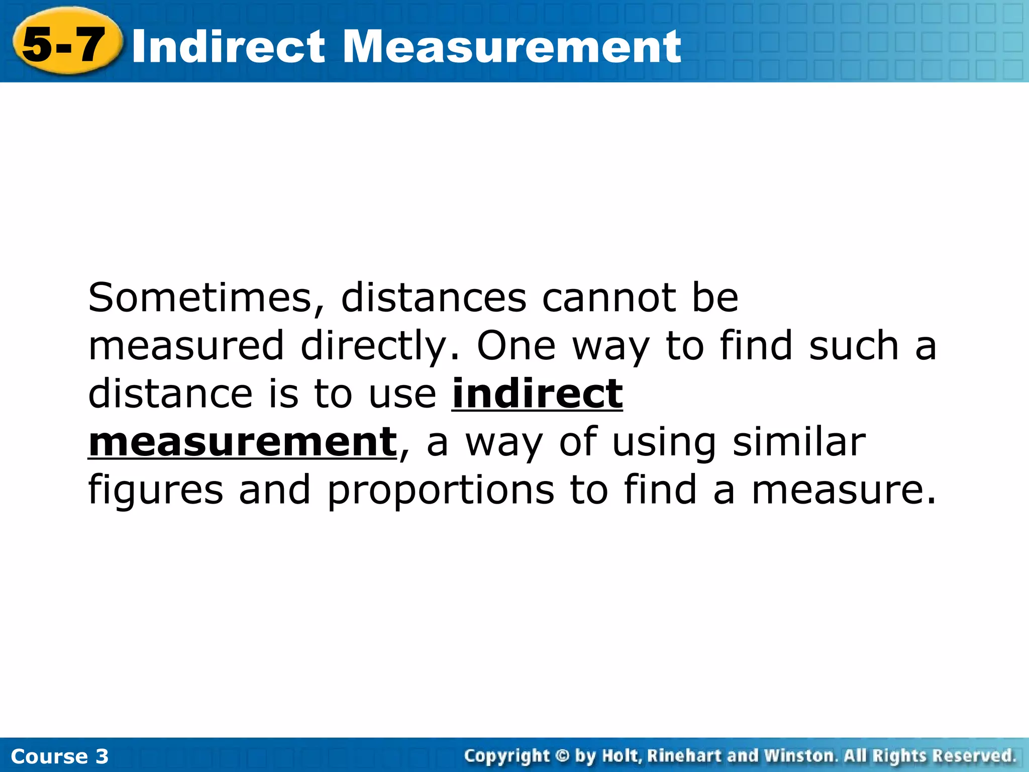 Indirect measurement | PPT