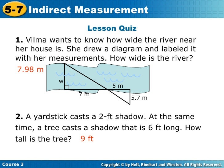 Indirect Measurement Powerpoint