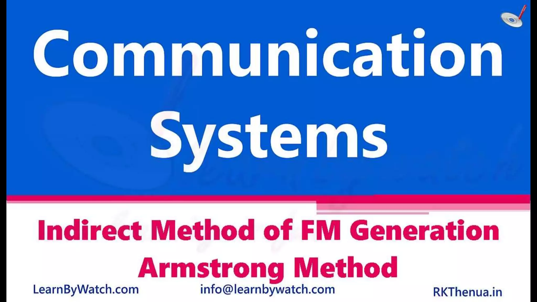 In direct method of fm generation armstrong method | PPTX