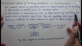In direct method of fm generation armstrong method | PPTX