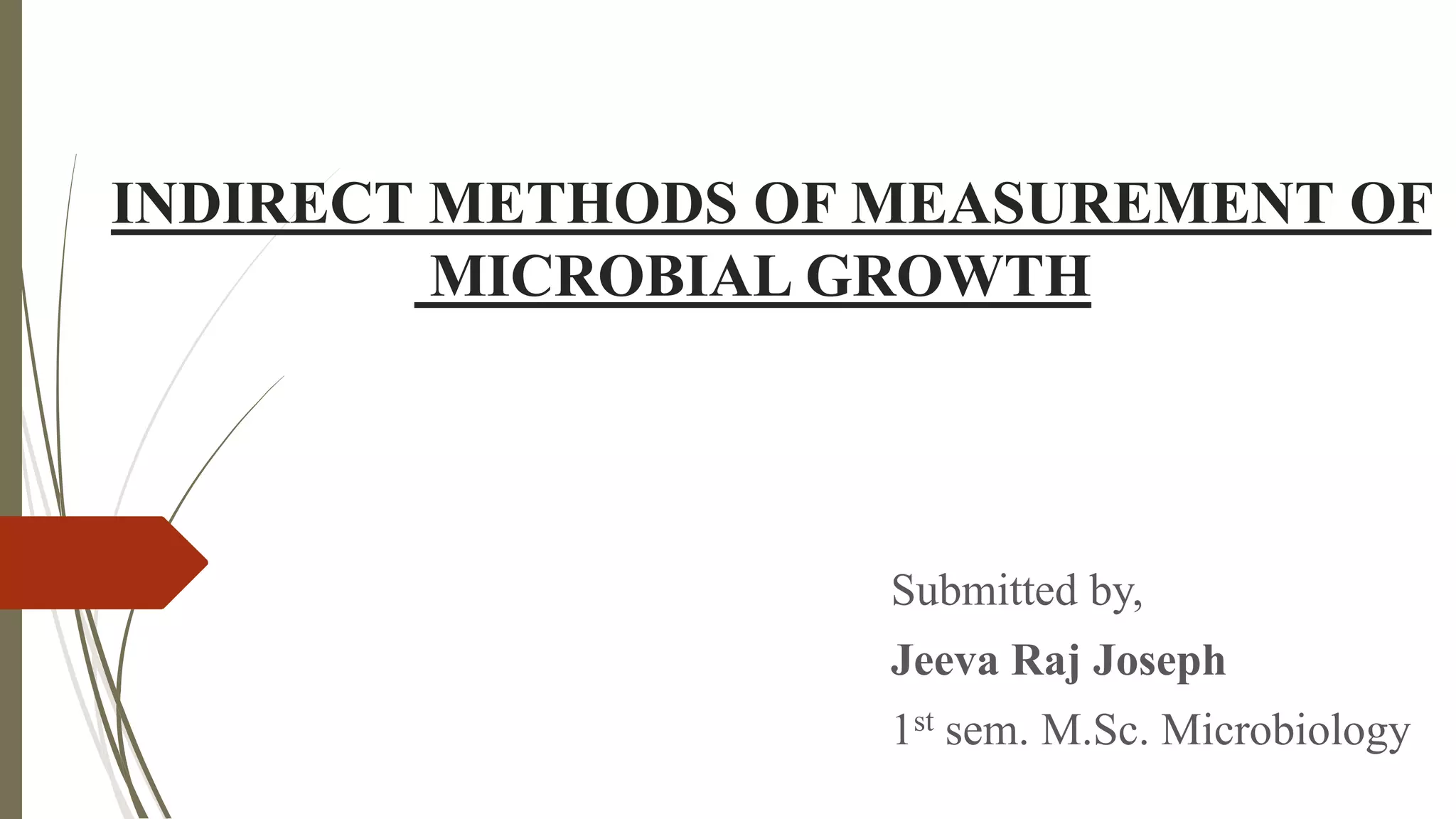 Indirect methods of measurement of | PPTX