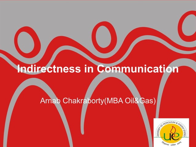 Indirectness in communication | PPT | Secondary Education | Education