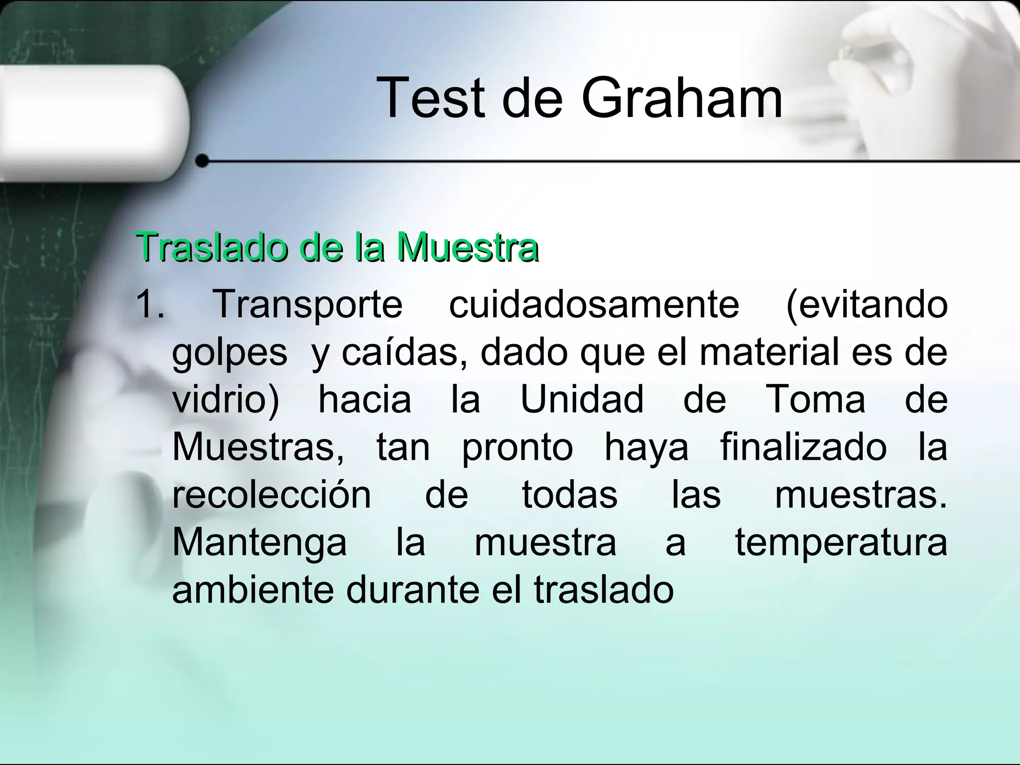 Test de Graham | PPT