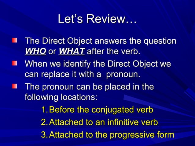 Indirect Object Ppt Programming Languages Computing