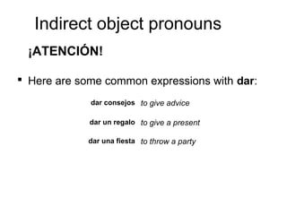 Indirect Object Pronoun | PPT