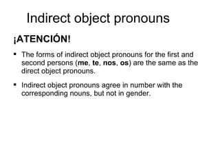 Indirect Object Pronoun | PPT