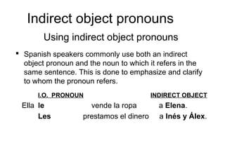 Indirect Object Pronoun | PPT