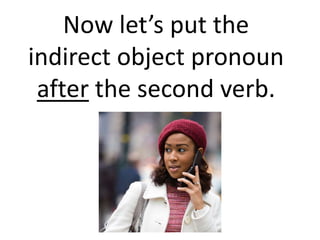 Indirect Object Pronouns ME and TE in Spanish | PPTX