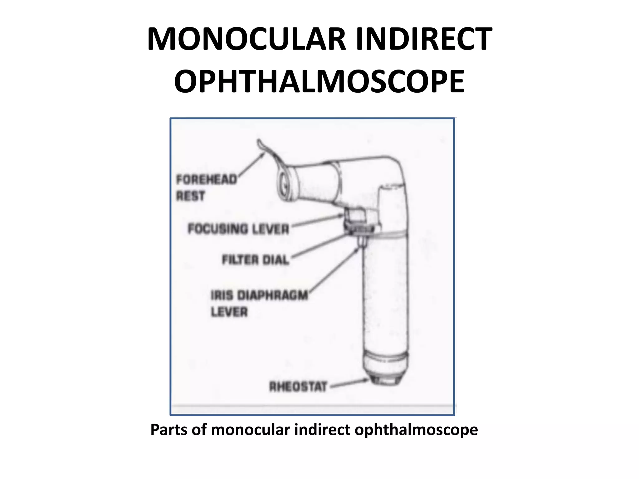 INDIRECT OPHTHALMOSCOPY ppt | PPTX