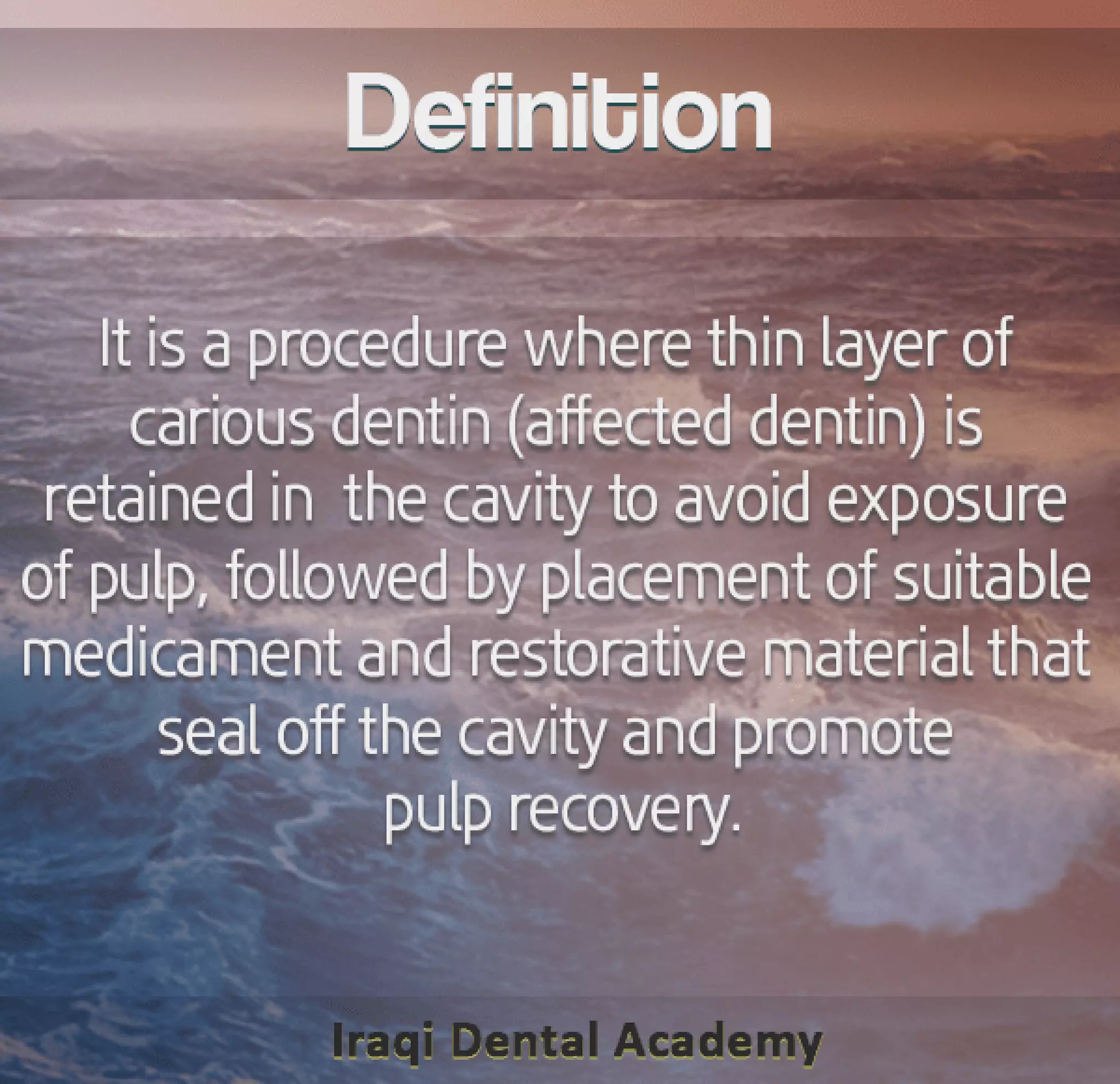 Indirect Pulp Capping Procedure | PDF