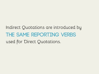 Indirect Quotation | PDF