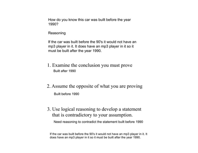 Indirect Reasoning | PDF