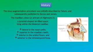 Indirect sinus lift in implant dentistry | PPTX