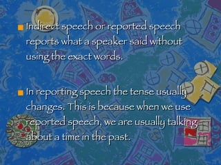 Indirect speech | PPT