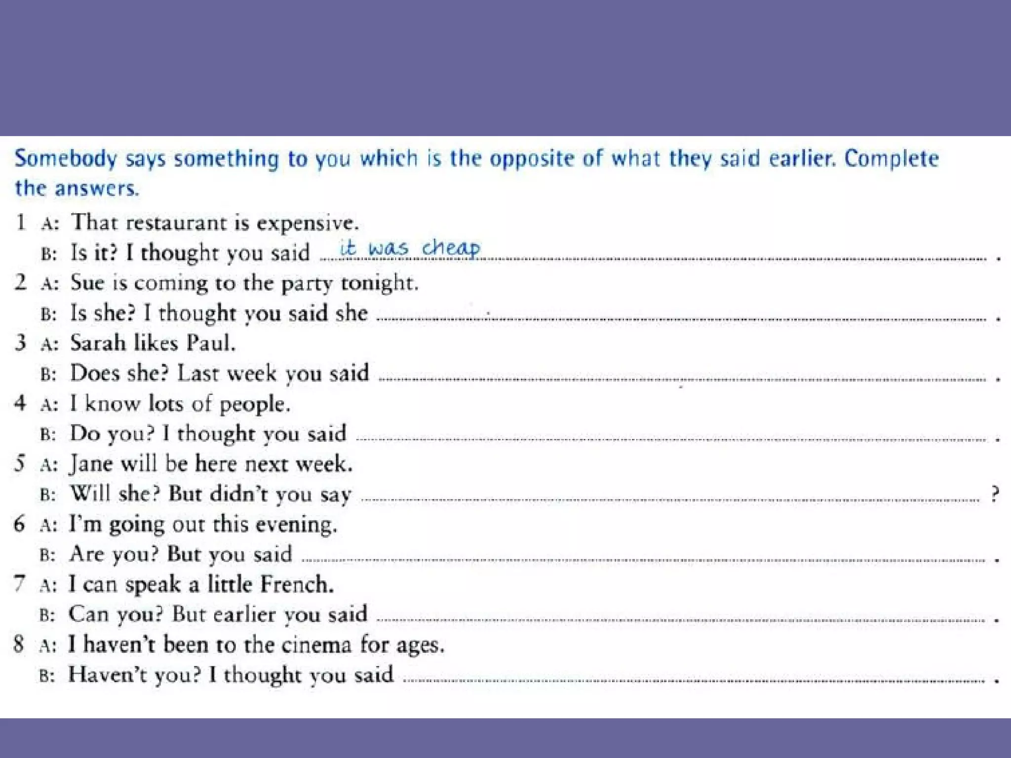 Indirect speech ESL EFL | PPT