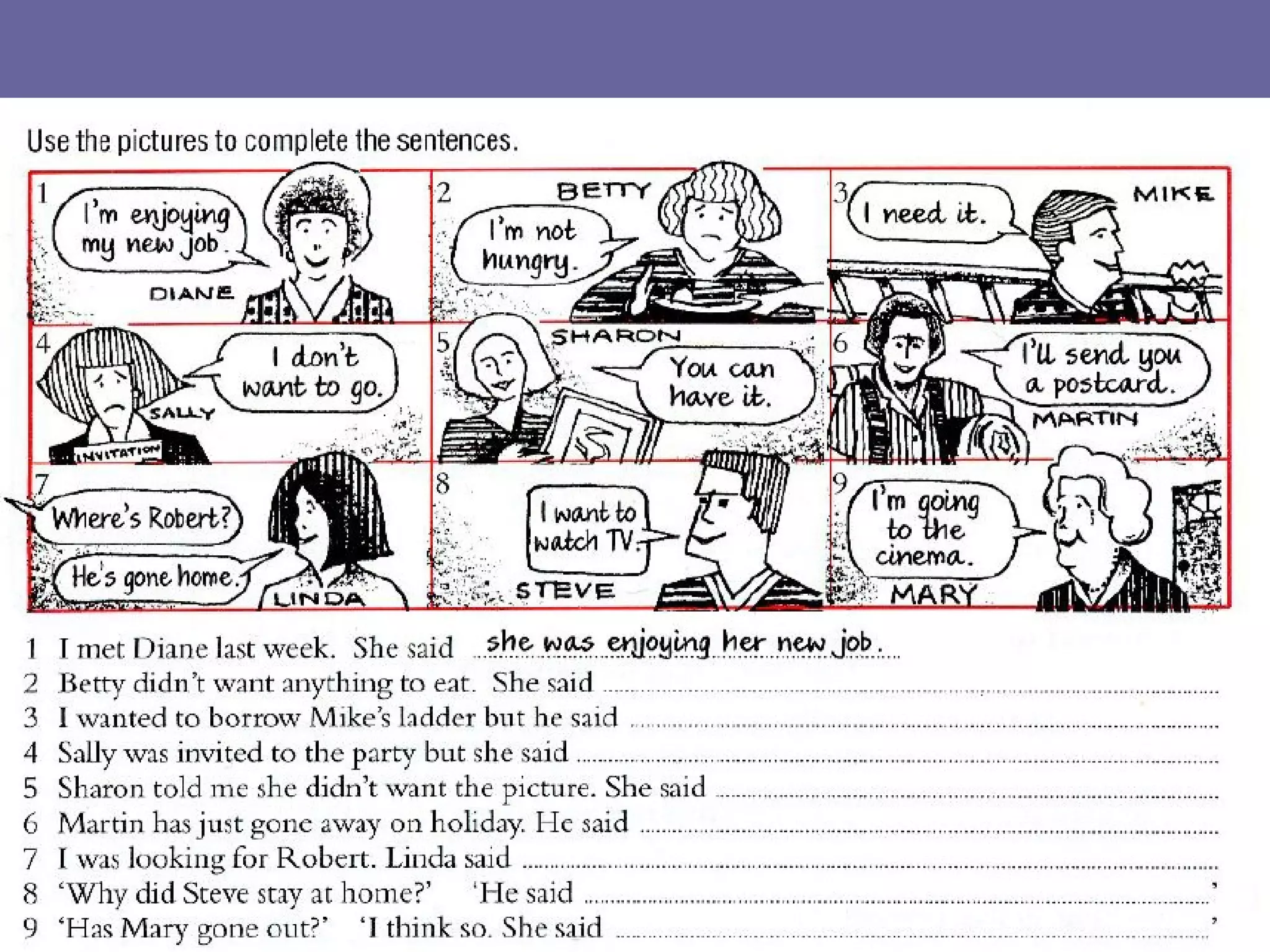 Indirect speech ESL EFL | PPT