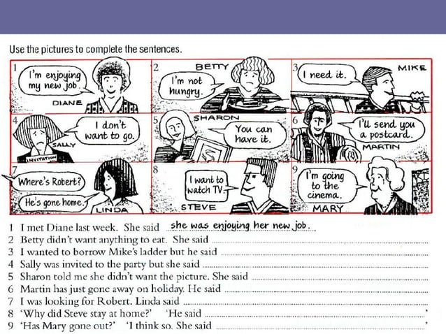 Indirect speech ESL EFL | PPT