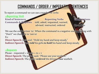 Reported Speech | PPTX