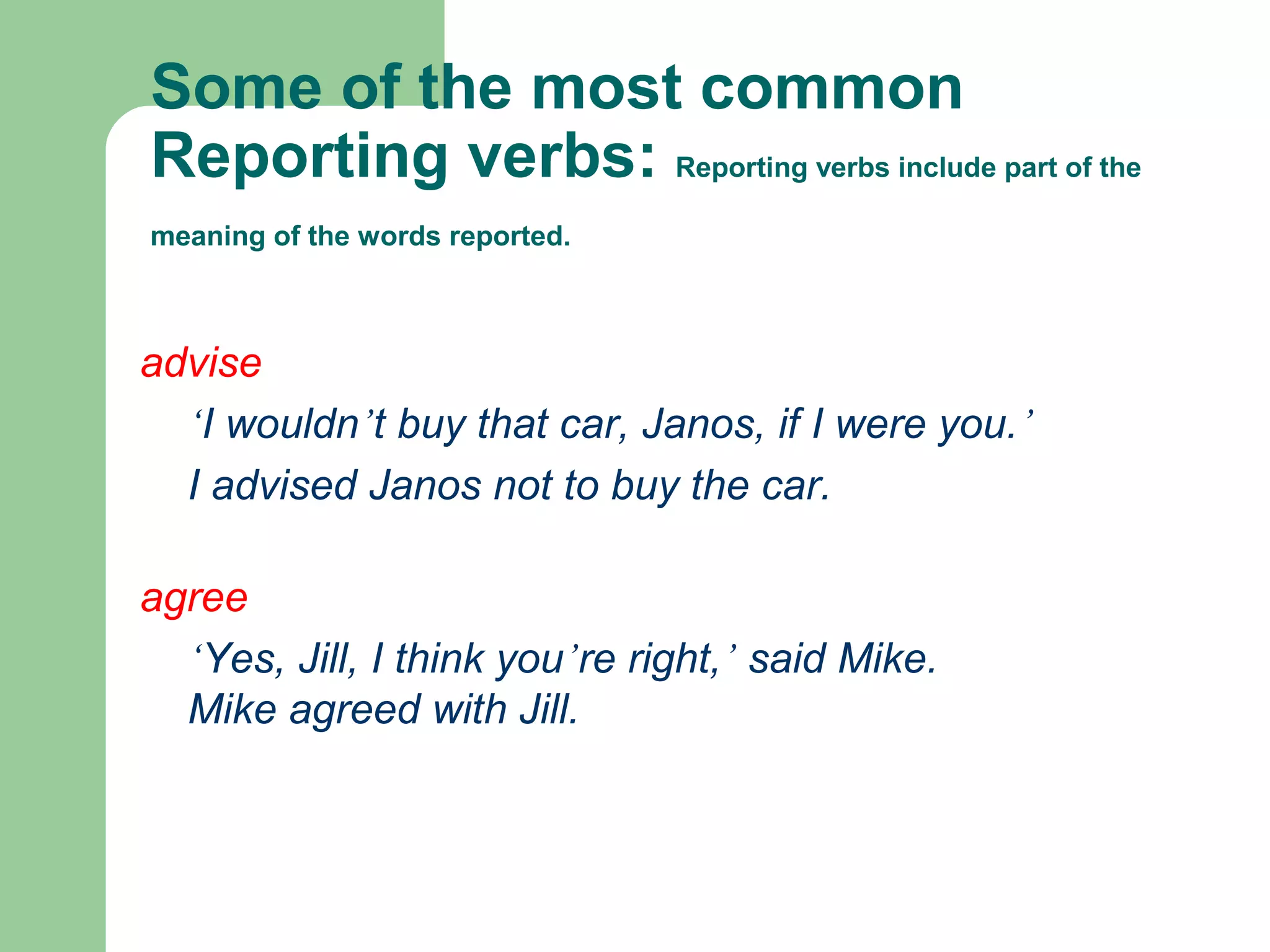 Indirect Speech-English Grammar | PPT