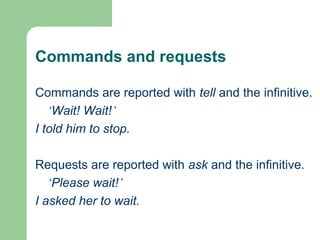 Indirect Speech-English Grammar | PPT