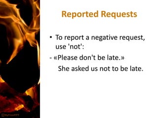 Indirect speech | PPTX