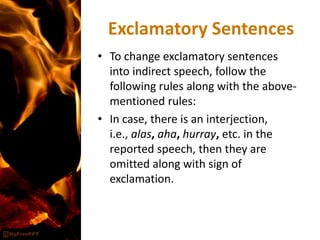 Indirect speech | PPT