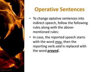 Indirect speech | PPT
