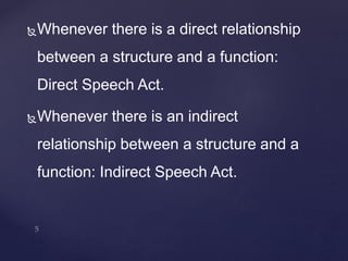 Indirect speech acts | PPTX