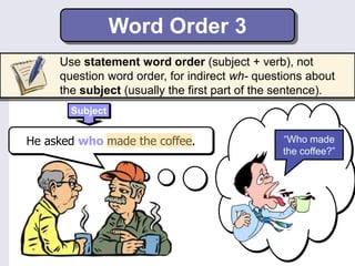 Indirect speech questions | PPTX