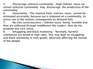 Indirect taxes | PPTX