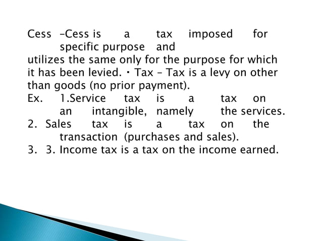 Indirect taxes | PPTX