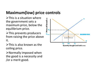 Indirect taxes, subsidies and price controls | PPTX