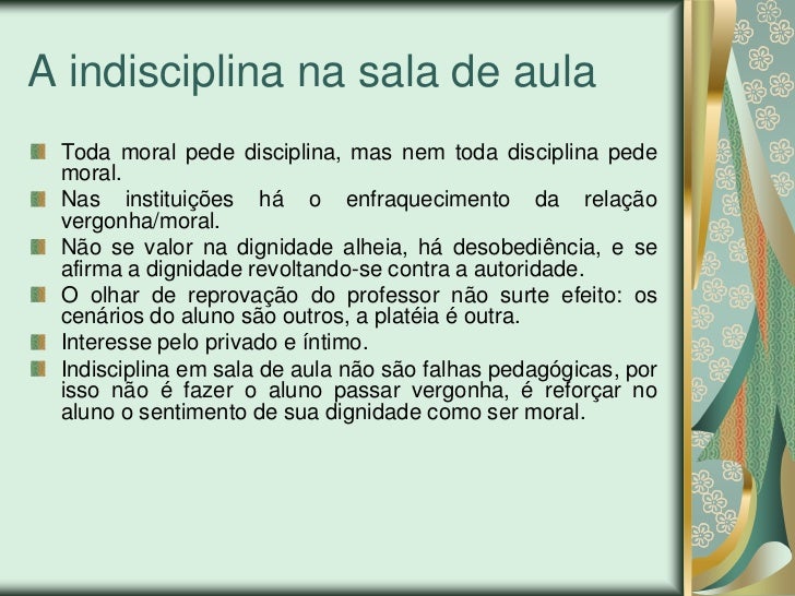 Indisciplina na escola