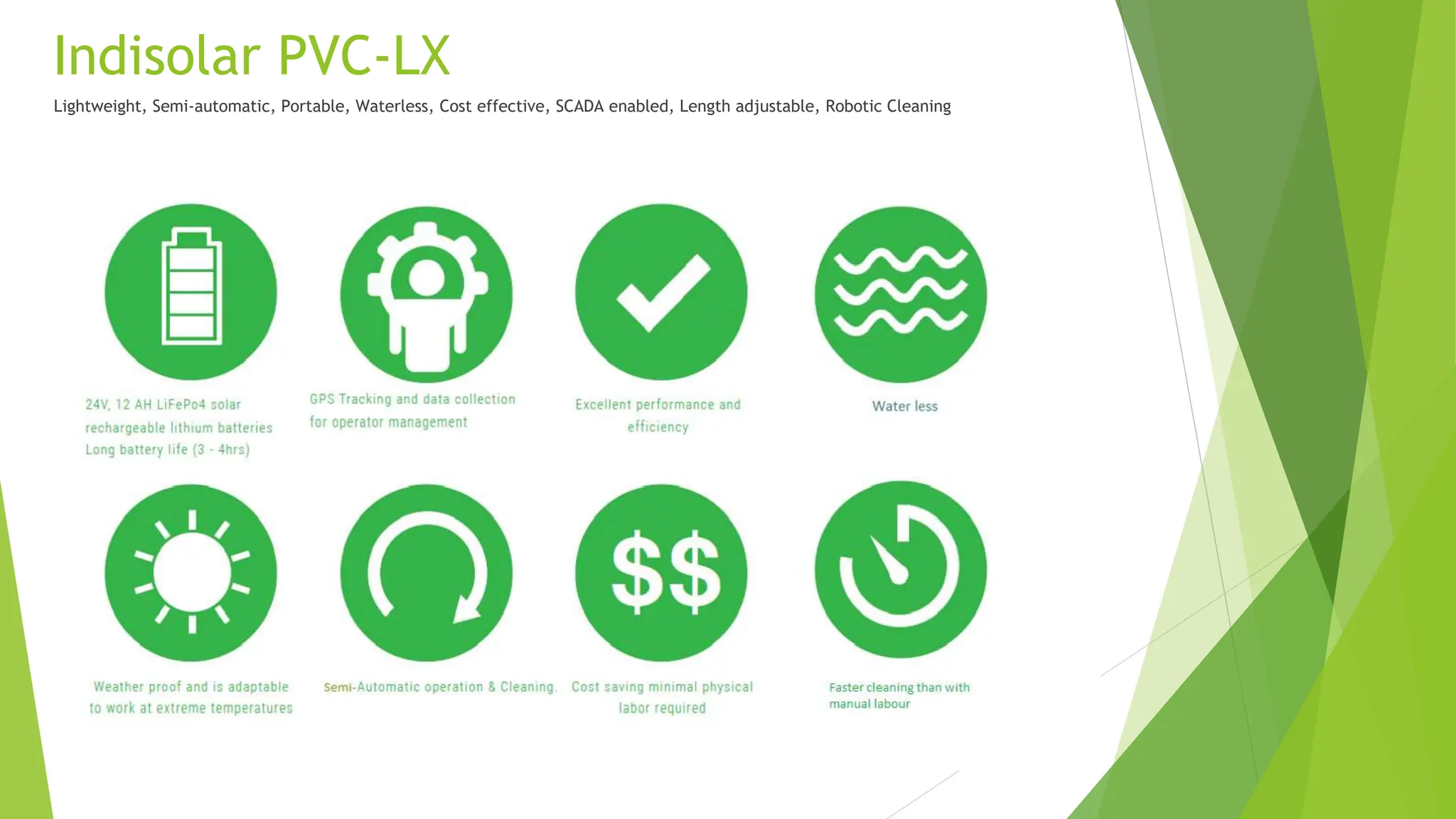 Indisolar PVC-LX module cleaning systems | PPT